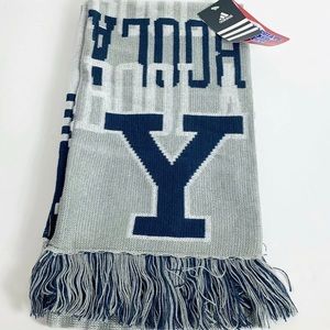 adidas | Accessories | Adidas Yale University Boola Scarf Gray Blue ...